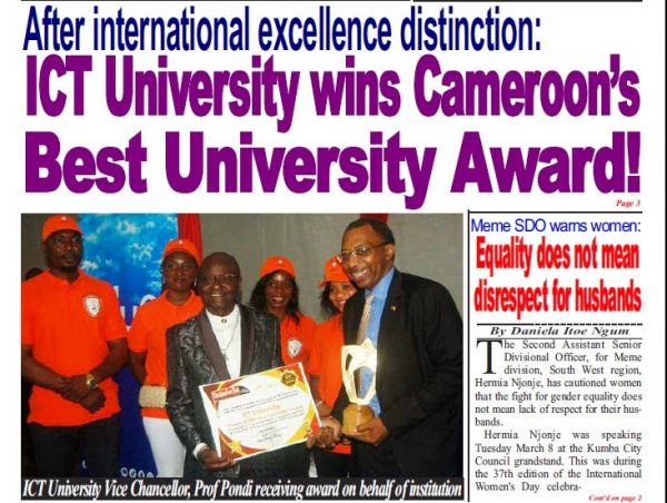 The ICT University – Impacting ICTs in all Academic Disciplines